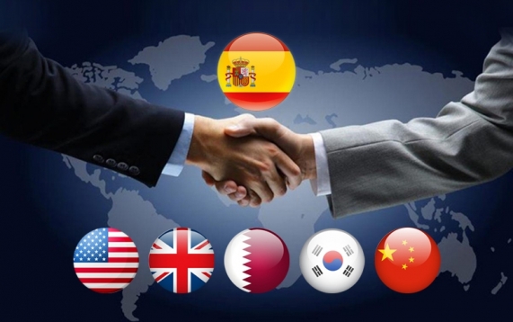 La intensa actividad de diplomáticos acreditados en Madrid